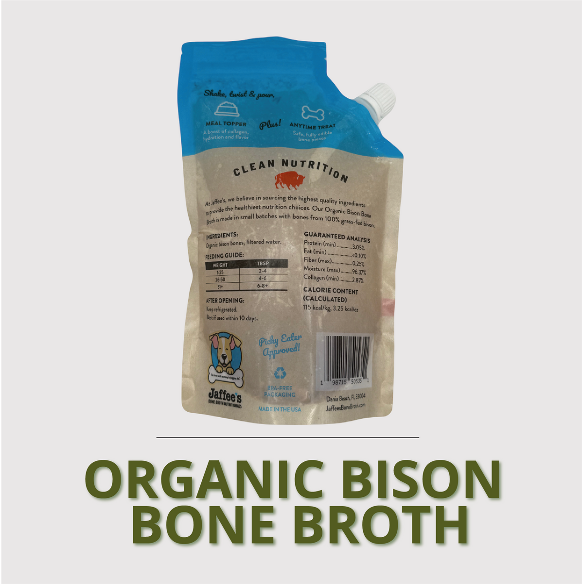 Organic Bison Bone Broth – CHEF WUAU!